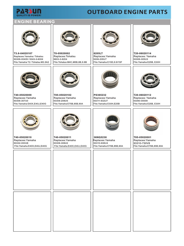 PARSUN Common Parts Catalogue | PDF | Rotating Machines | Machines