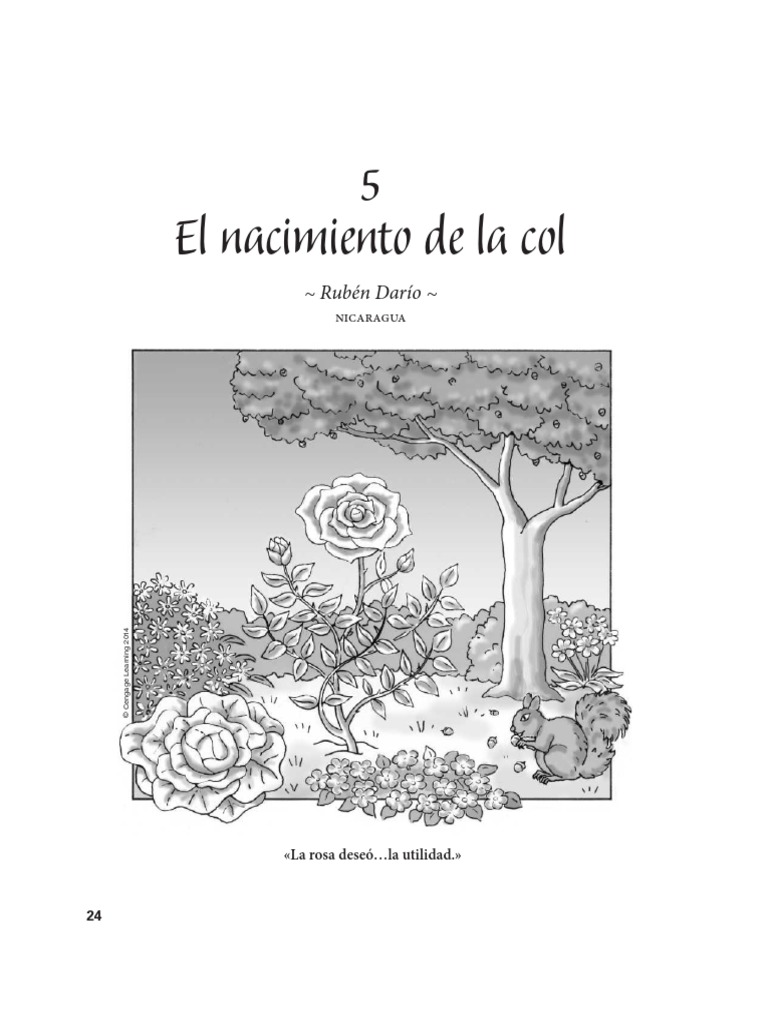 Rubén Darío - El Nacimiento de La Col | PDF | Cuentos | Belleza