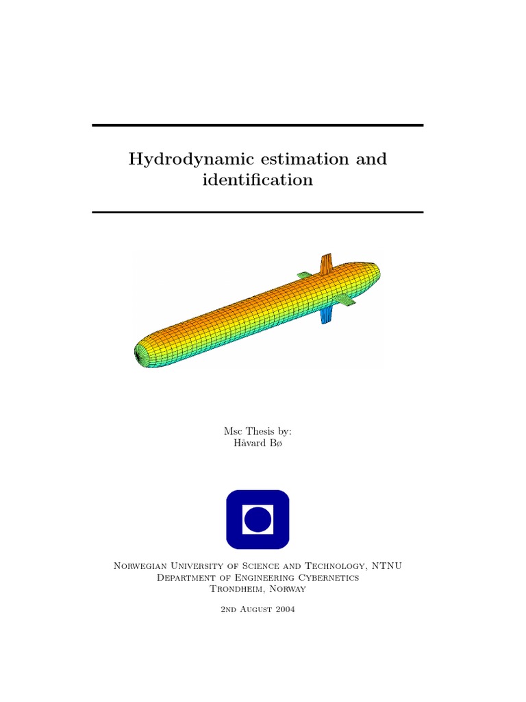 Hydrodynamic Estimation And Identification Pdf Drag Physics Aerodynamics