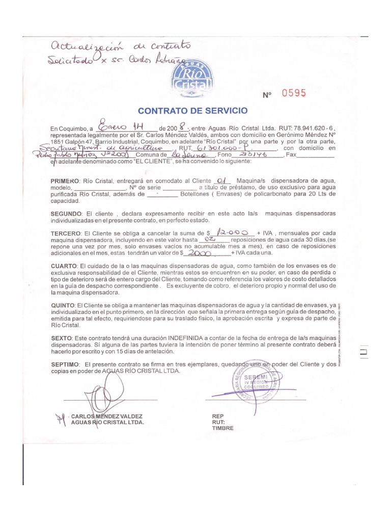 Ejemplo Contrato | PDF
