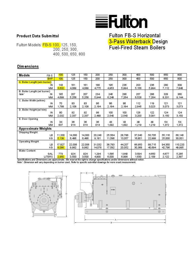 Fulton - 4 Modelos | PDF | Gas Technologies | Mechanical Engineering