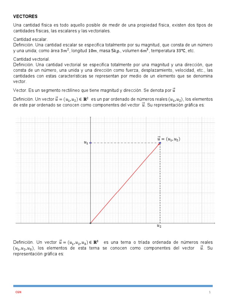 Vectores | PDF | Vector Euclidiano | Cantidades fisicas