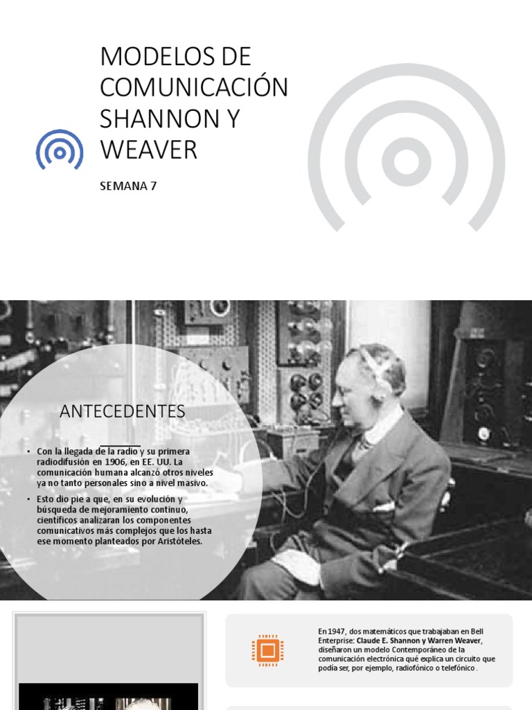 Modelo de Comunicación Shannon y Weaver | PDF