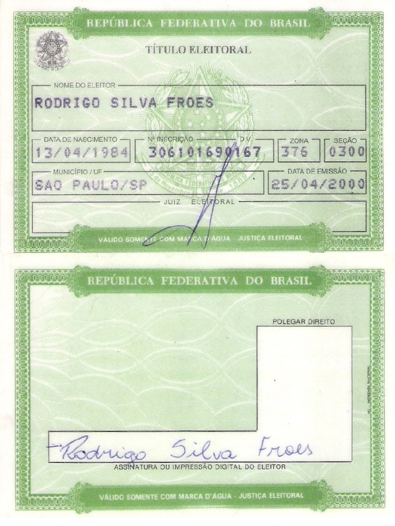 Como Saber Se Meu Titulo De Eleitor Esta Pronto