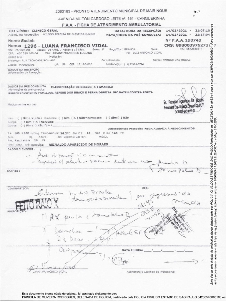 Relatório policial sobre investigação de crime | PDF | Informática