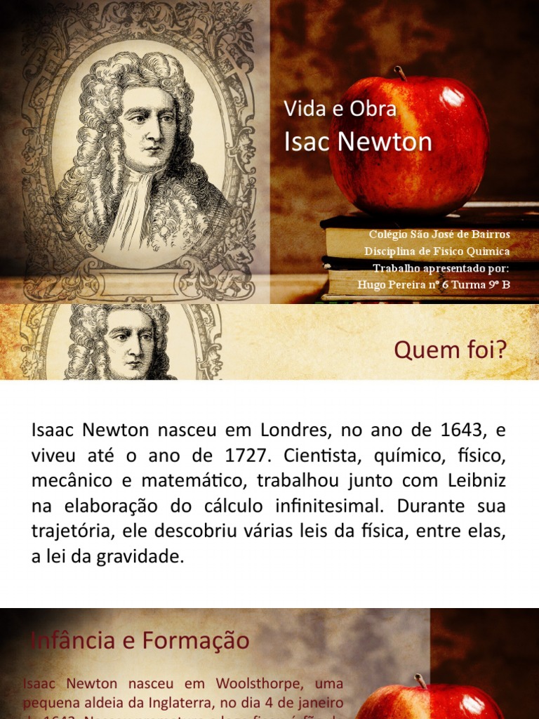 Isac Newton | PDF | Isaac Newton | Física
