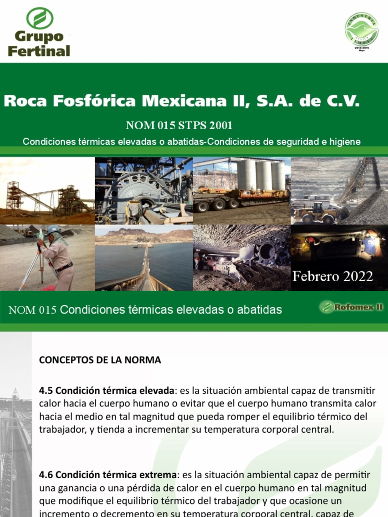 Nom 015 | PDF | Calor | Termorregulación