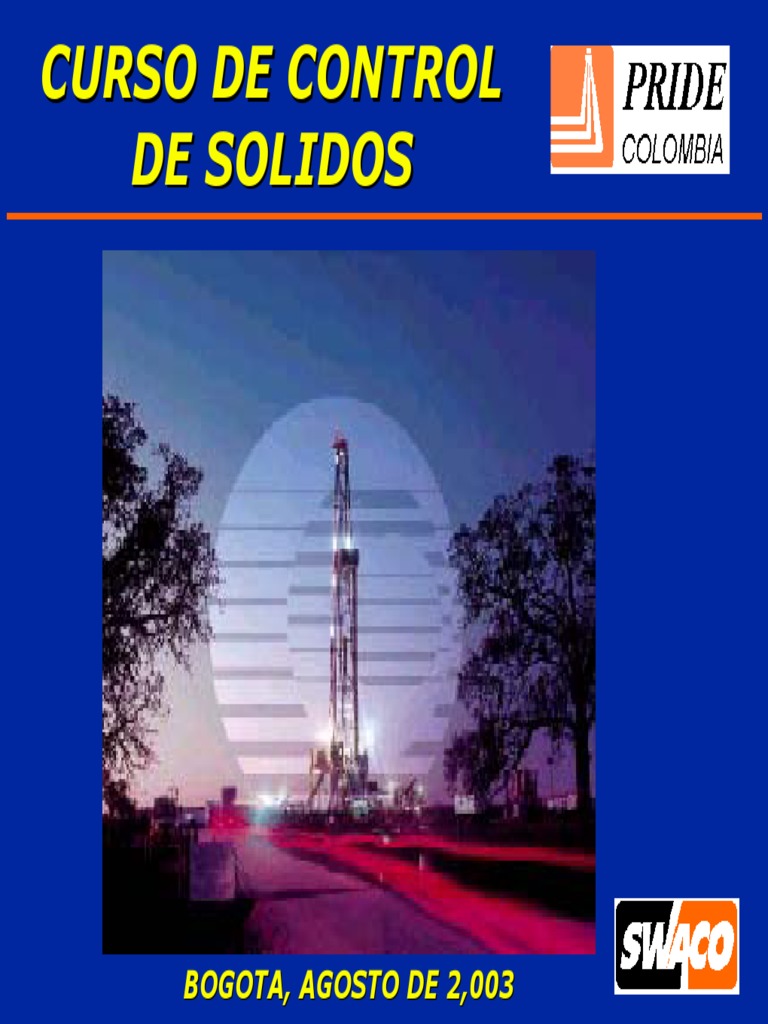 Curso de Control de Solidos 2003 | PDF | Filtración | Barro