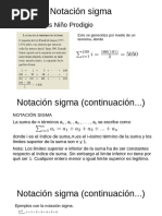 Notación Sumatorio o Sigma. Propiedades y Fórmulas | PDF | Suma ...