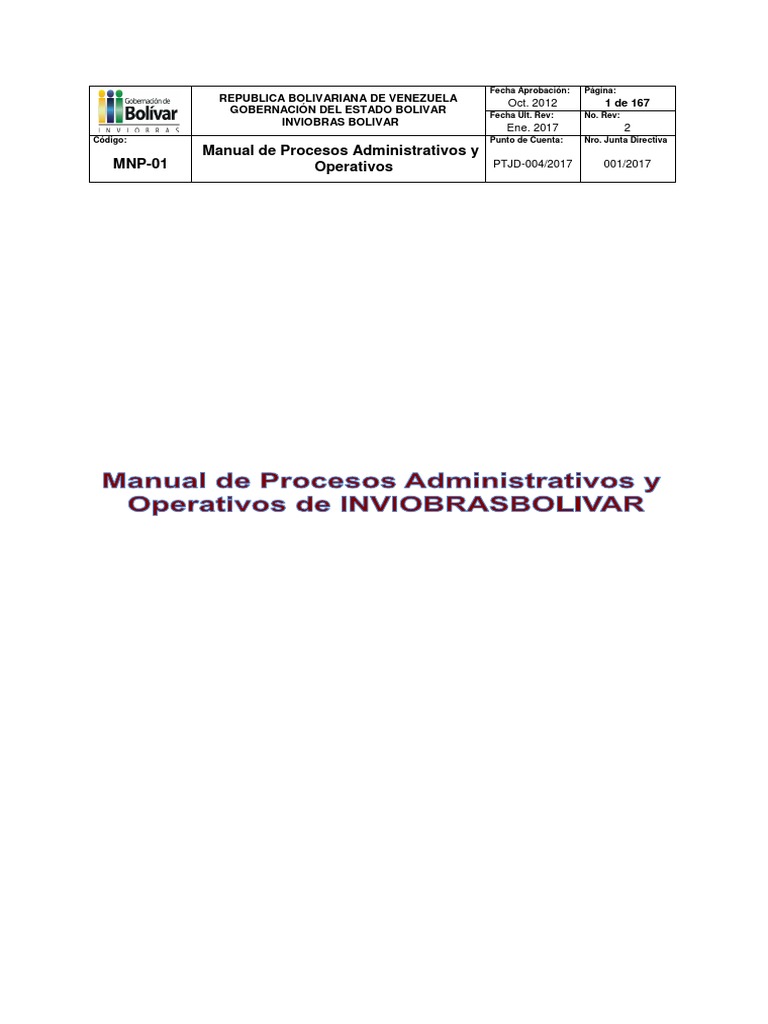 Manual Proc Adm y Opert - Unlocked | PDF