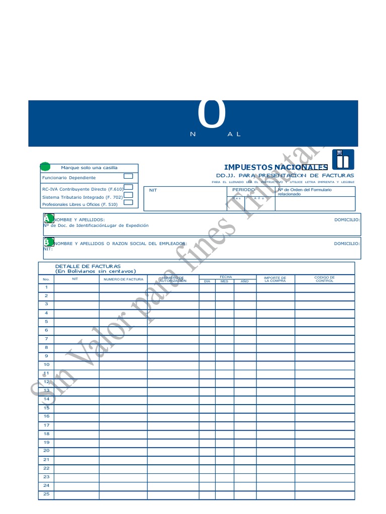 formulario_110 | PDF