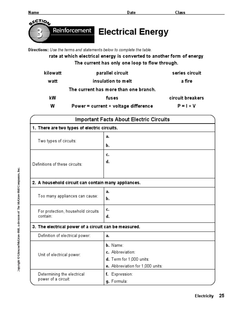 Reinforcement More Complex Circuits Editable | PDF