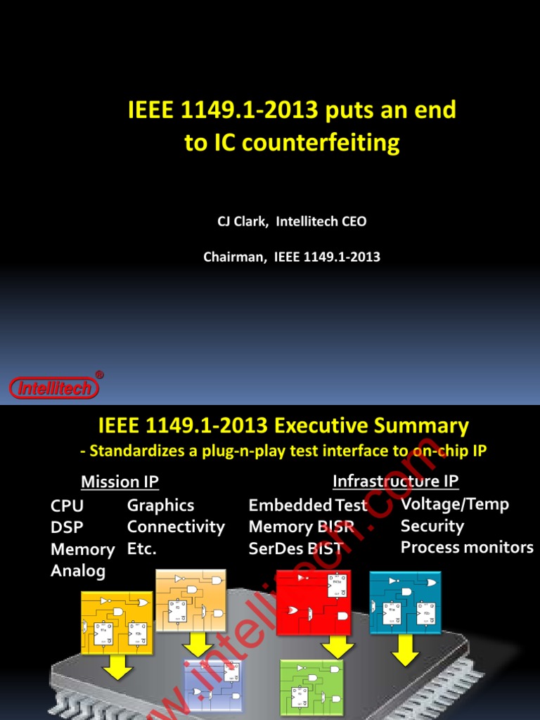 Ic Counterfeiting 1149.1 2013 PUF Electronic Chip Identification | PDF ...