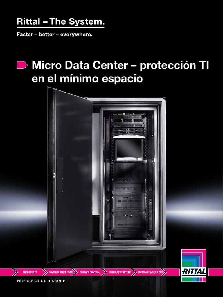 Rittal Micro Data Center - Protección TI en El Mínimo Esp 5 4413 | PDF ...