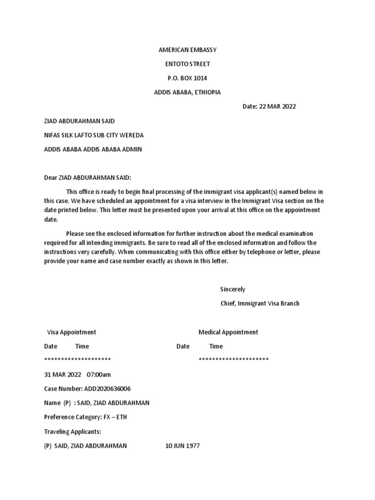 Appointment Letter | PDF