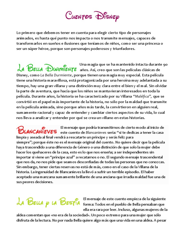 Cuentos Infantiles Pdf