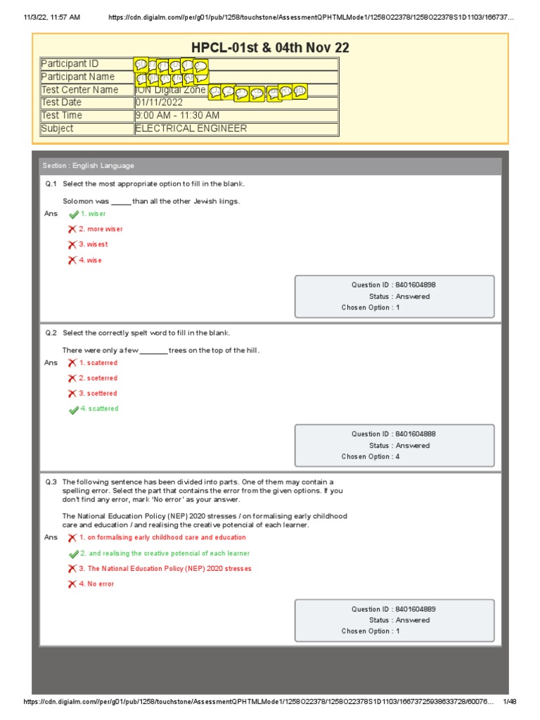 #HPCL MT Answer Key | Download Free PDF | Linguistics #HPCL MT Answer Key | Download Free PDF | Linguistics