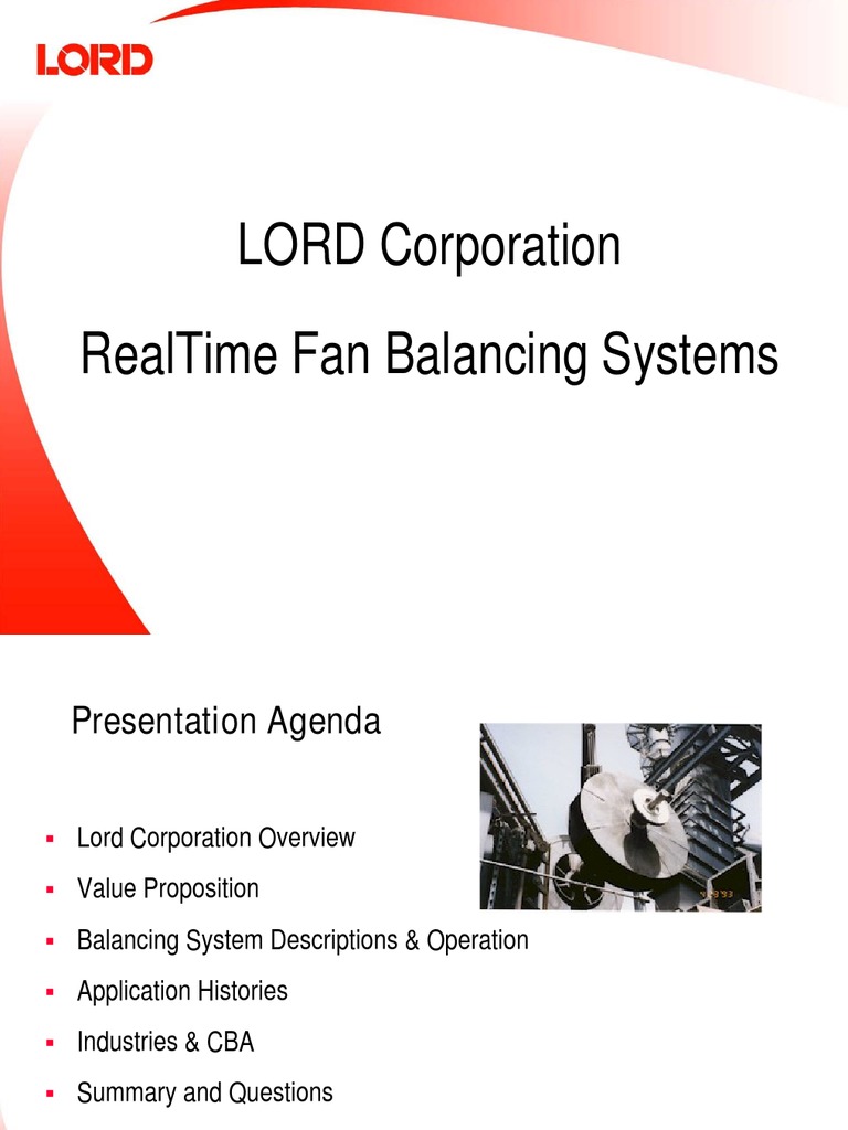 RealTime Fan Balancing Solutions | PDF | Mechanical Fan | Mechanical ...