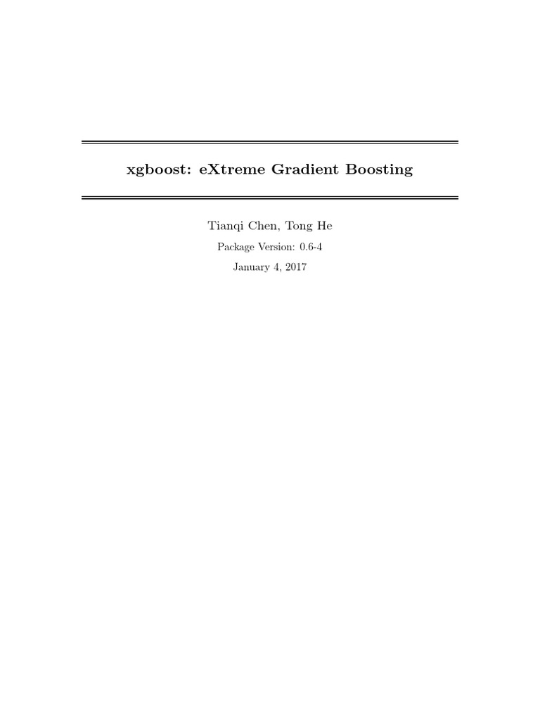 Xgboost | PDF | Learning | Computational Neuroscience