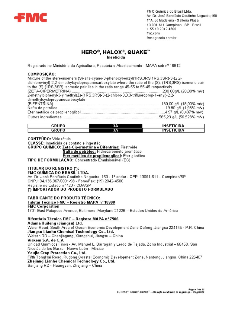 Bula - Hero | PDF | Inseticida | Nuvem