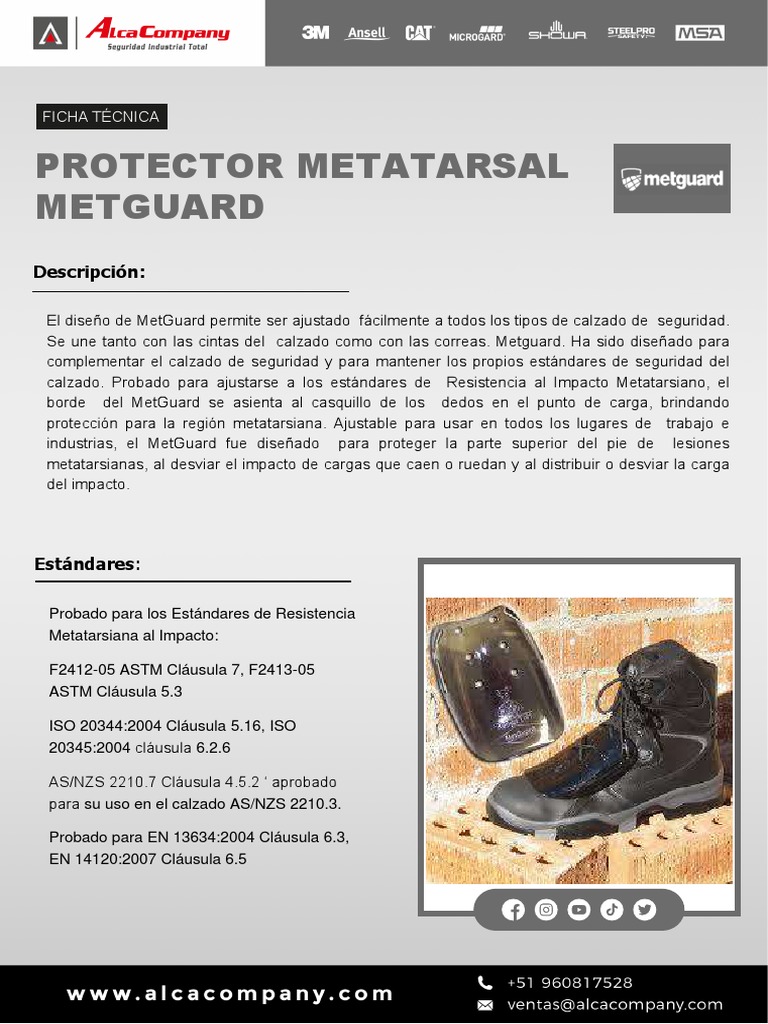 Protector Metatarsal Metguard | PDF