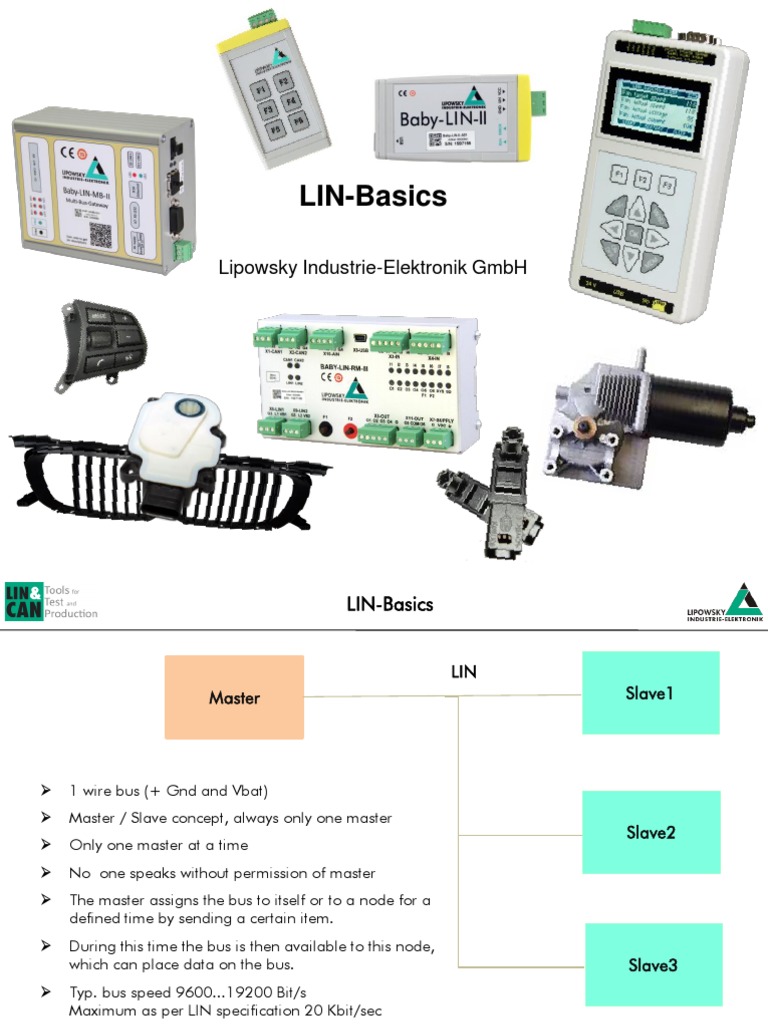 LIN Basics For Beginners en | PDF | Series And Parallel Circuits | Computer Engineering