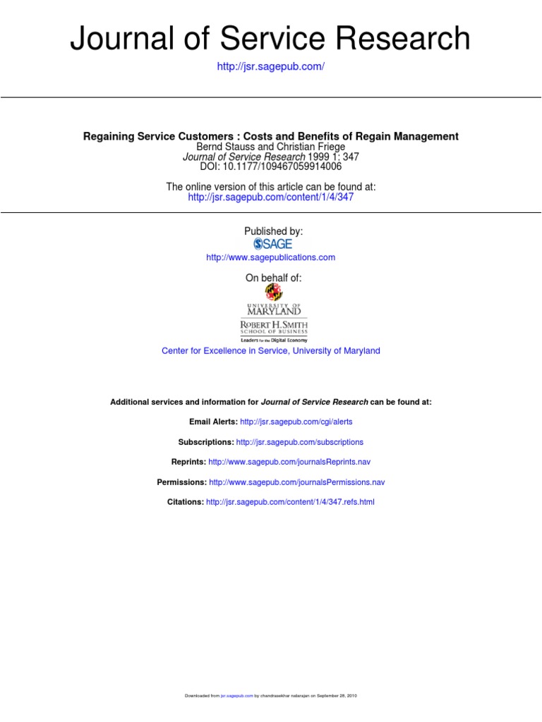Case Study Regaining Service Customers | PDF | Business Economics ...