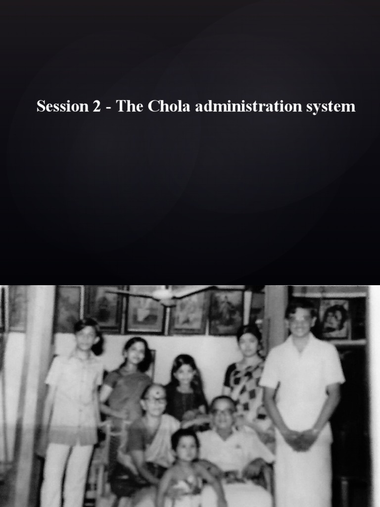 Session 2 - The Chola Administration System | PDF | Shareholder Value | Economies