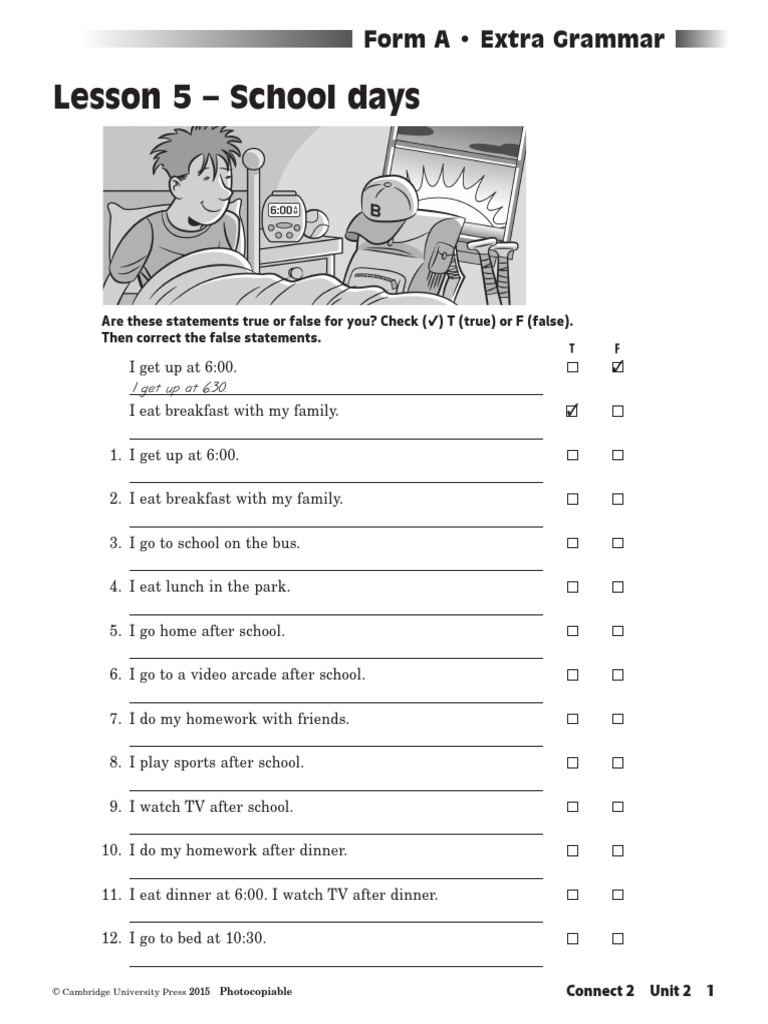 Connect 2 Unit 2 | PDF | Linguistics