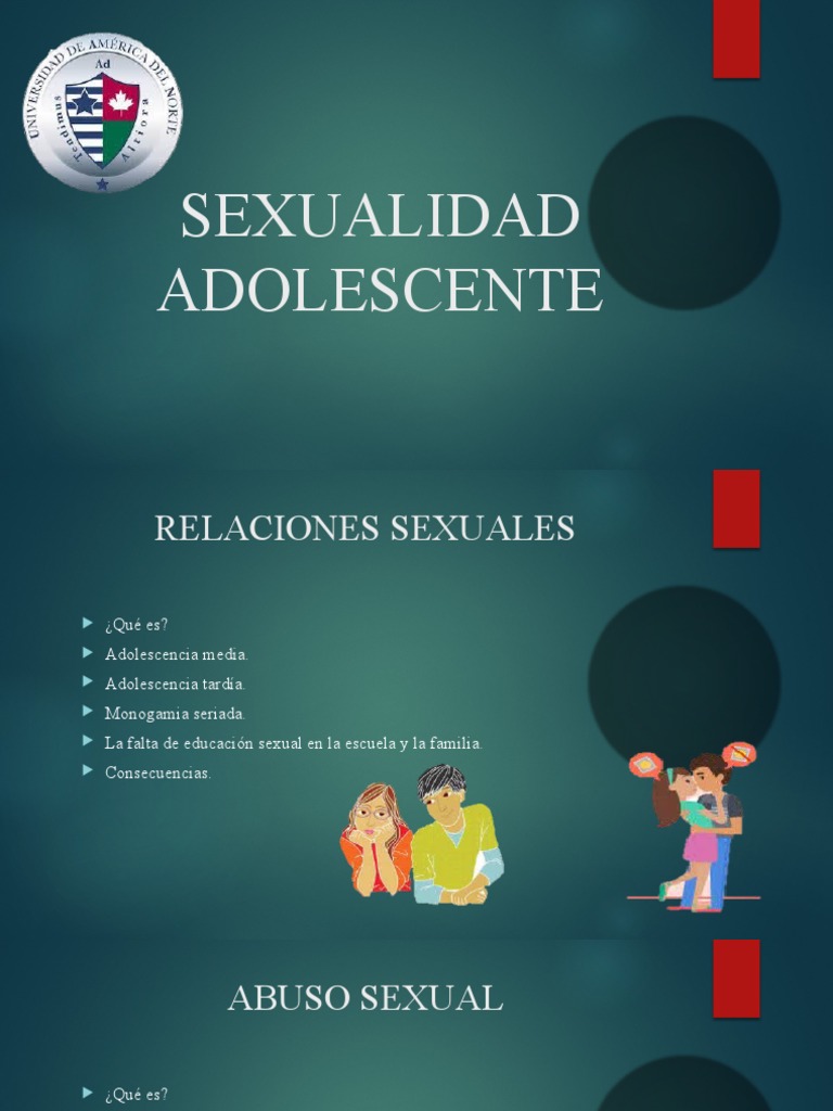 Sexualidad Adolescente | PDF