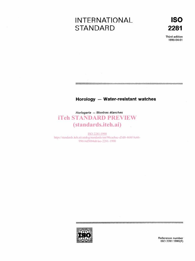 Iso 2281 1990 | PDF