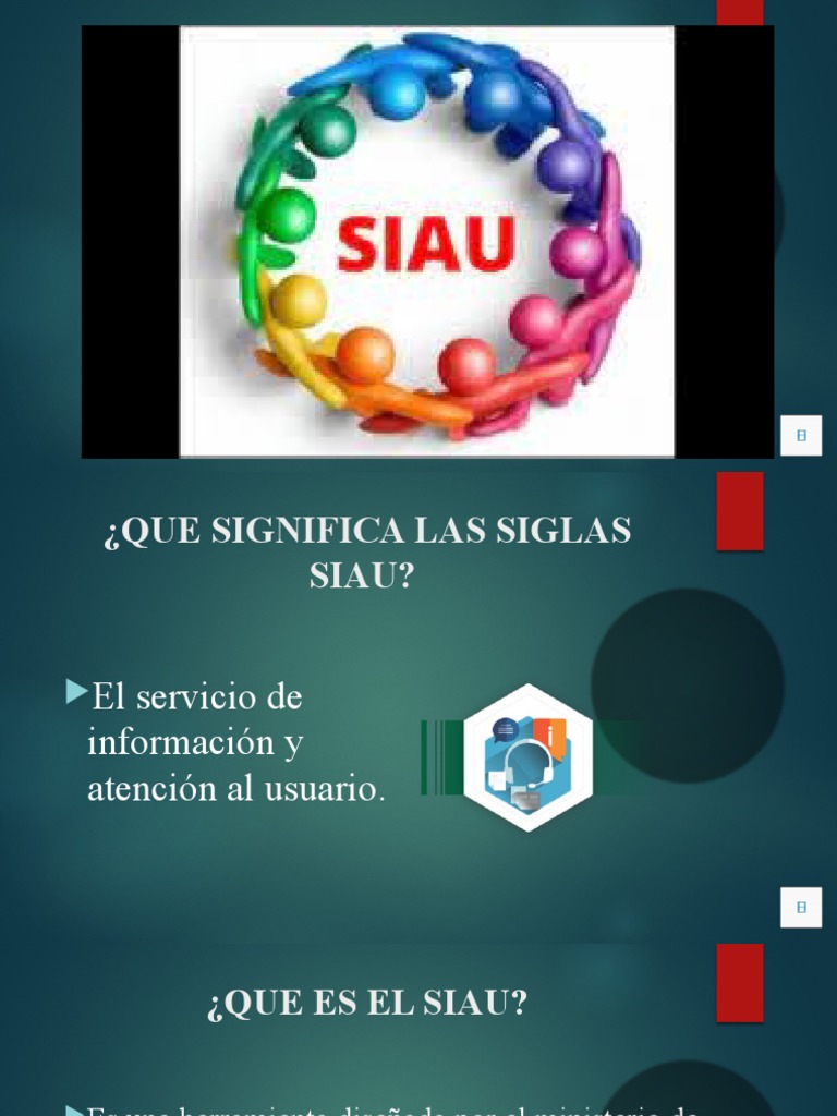 Significado y función del SIAU | PDF