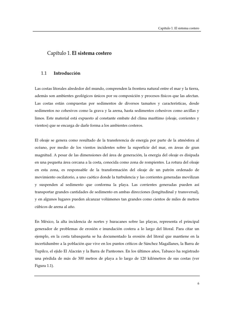 El Sistema Costero | PDF | Costa | playa