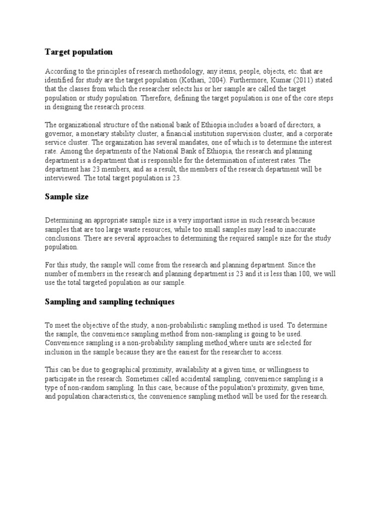 Target Population | PDF