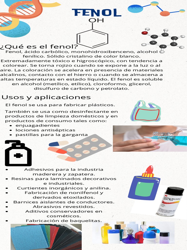 Usos y aplicaciones del fenol | PDF | Tecnología