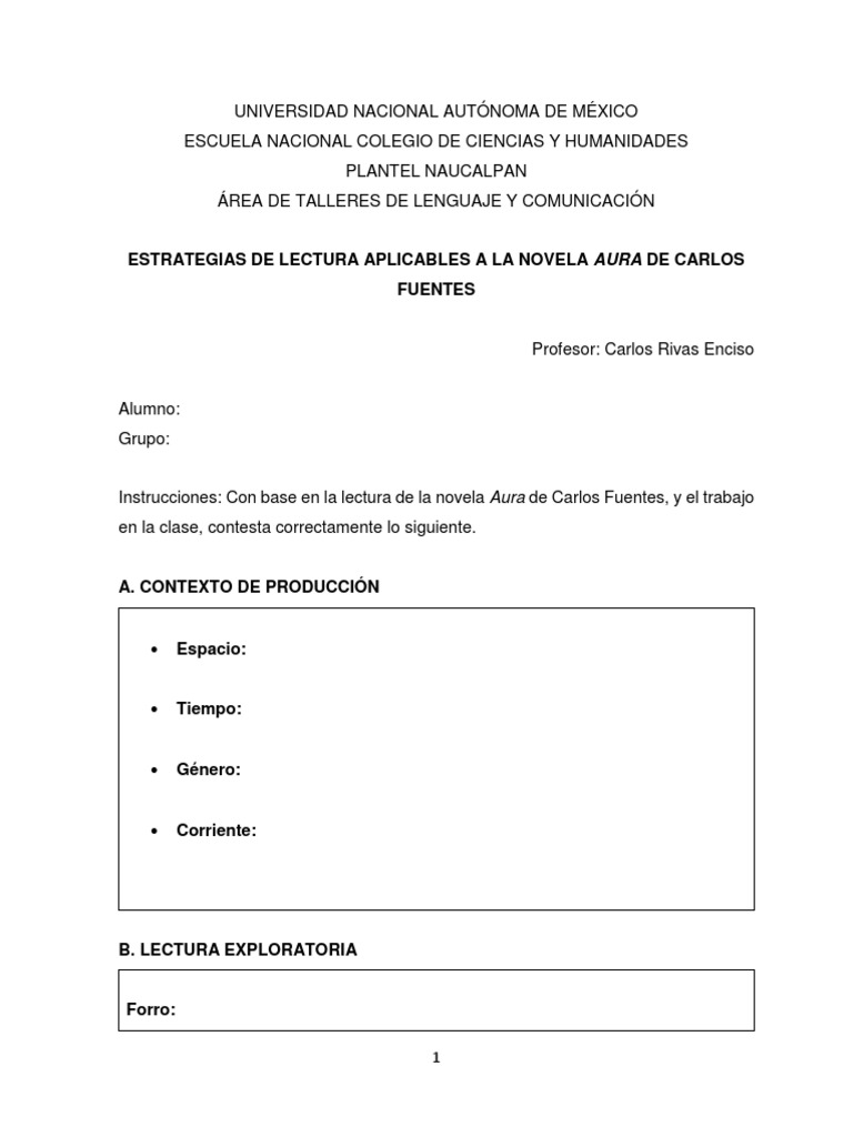 Estrategias de lectura-AURA | PDF