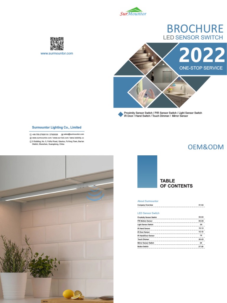 2022-2023 Led Sensor Switches | PDF | Switch | Sensor