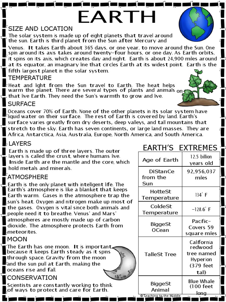 Earth'S Extremes: Size and Location | PDF | Earth | Atmosphere