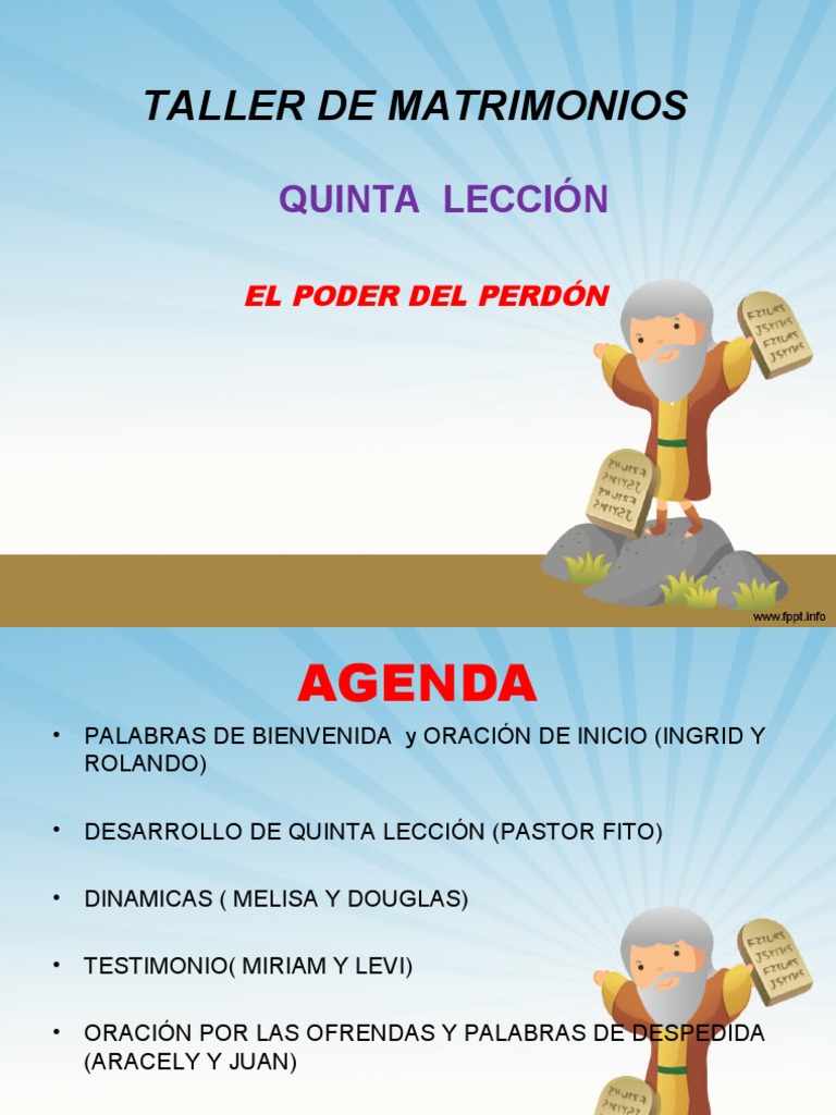 El Poder Del Perdon 5ta Leccion Pdf Perdón Pecado