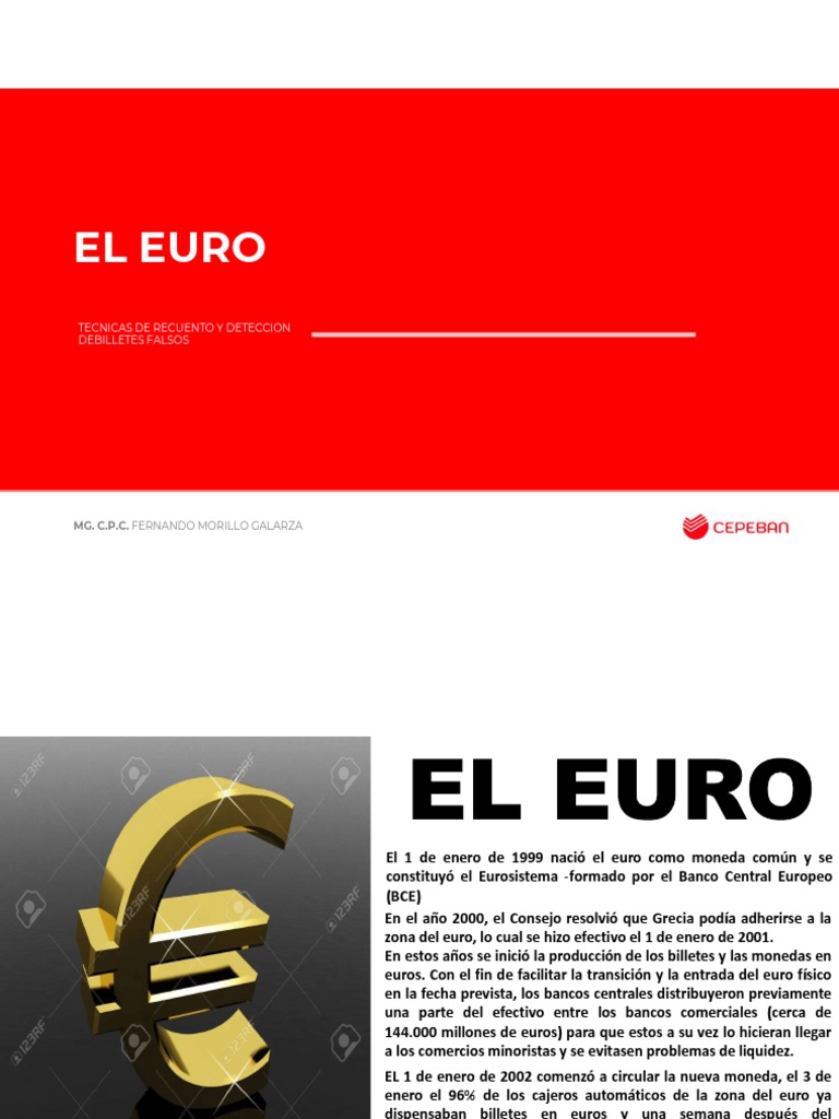 Moneda Extranjera - El Euro | PDF | Euro | Banco central europeo
