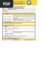 COT - MTB SALITANG KILOS - Docx Version 1 | PDF