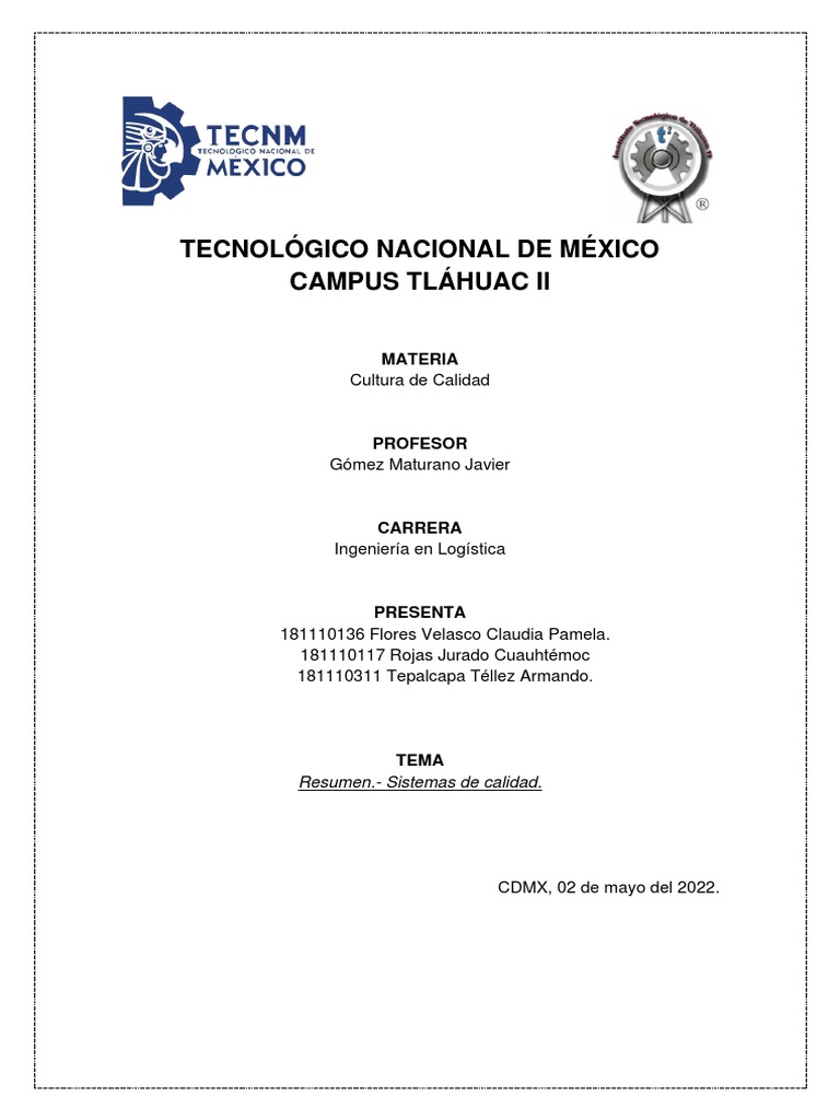 Sistemas de Calidad ISO 9000 y QS 9000 | PDF | Six Sigma | Calidad ...