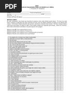 Escala Basc P3 - Niños de 12-18 Años | PDF