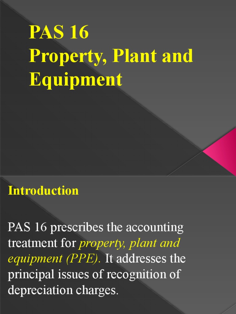 Pas 16 | Download Free PDF | Depreciation | Fair Value