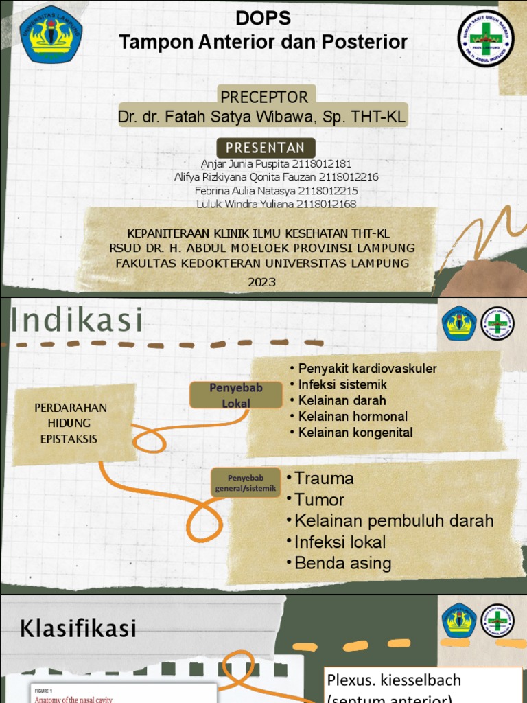Panduan Tampon Hidung Medis | PDF