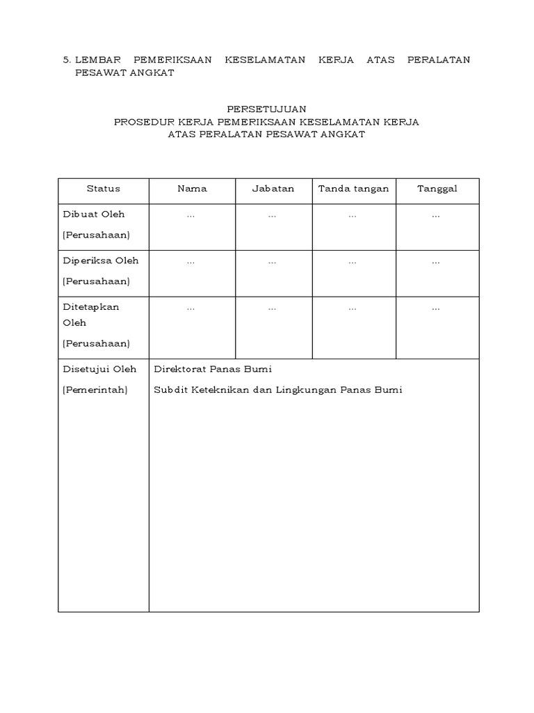 Pemeriksaan Keselamatan Pesawat Angkat | PDF | Komputer