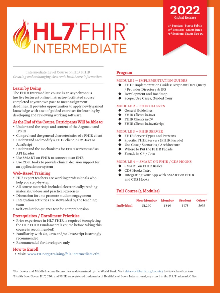 FHIR-Intermediate 2022 v2 | PDF | Computing | Information Technology