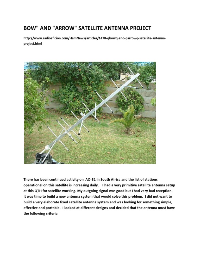 Arrow Antenna 1 | PDF | Antenna (Radio) | Coaxial Cable