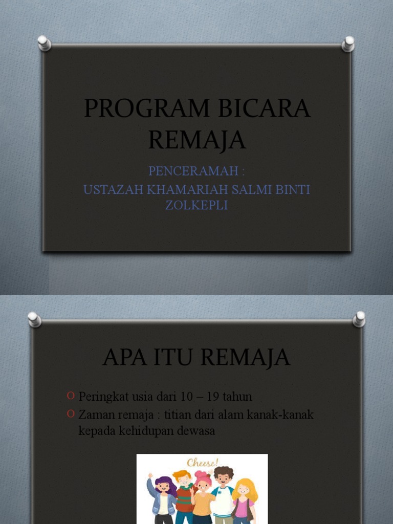 Program Bicara Remaja | PDF