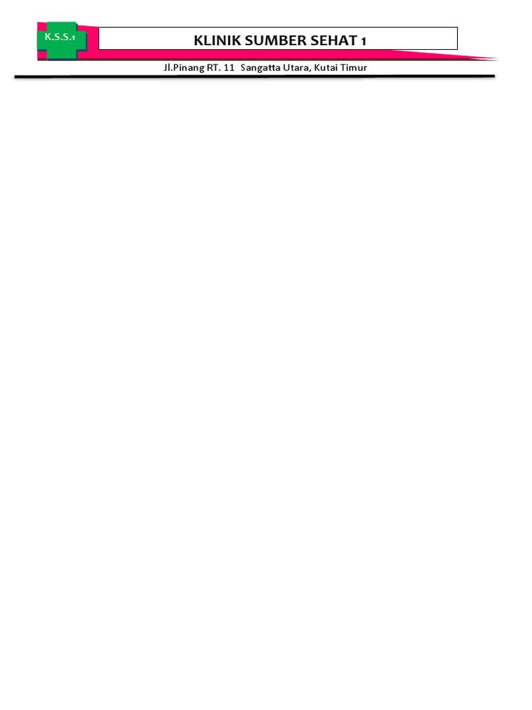 Kop Surat Klinik | PDF